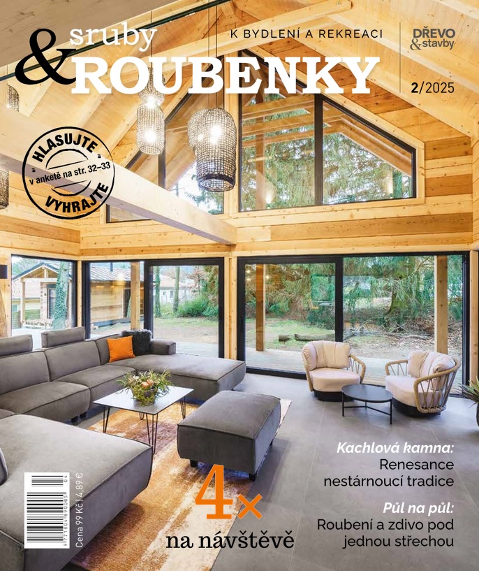 Časopis sruby&ROUBENKY 2/2025 - DŘEVO&stavby